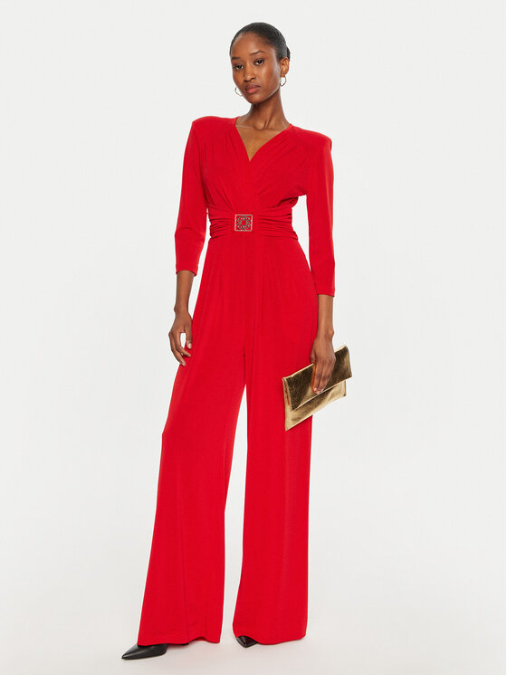 Rinascimento Overal CFC0120992003 Červená Regular Fit | Modivo.cz