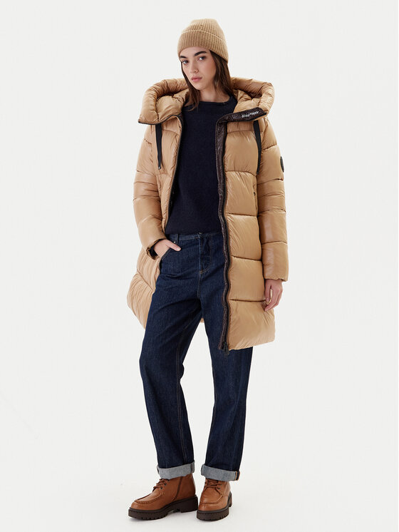 Save The Duck Palton de iarnă D45510W LOVE21 Bej Regular Fit | Modivo.ro