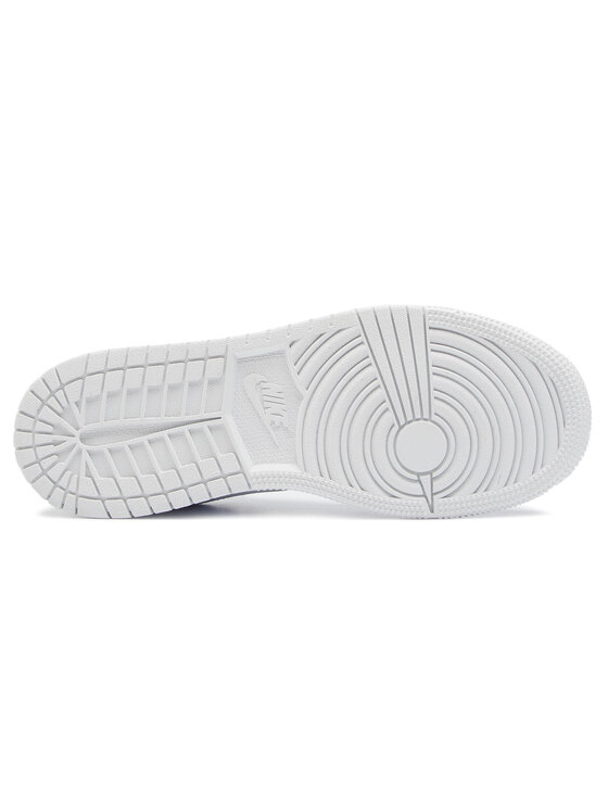 Nike Sneakersy Air Jordan 1 Low (GS) 553560 101 Biały | Modivo.pl