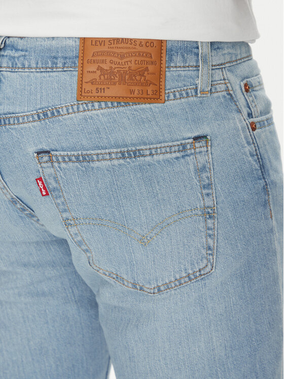 Levi's® Jeansy 511™ 04511-6137 Niebieski Slim Fit | Modivo.pl