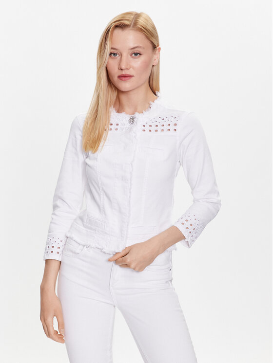 Liu Jo Pārejas jaka WA3230 T4033 Balts Regular Fit | Modivo.lv