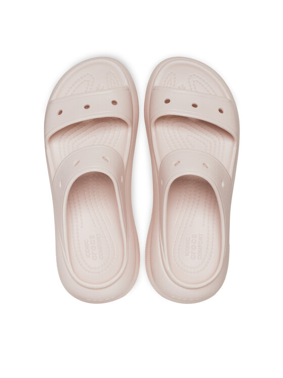 Crocs Klapki Classic Crush Sandal 207670 Beżowy | Modivo.pl