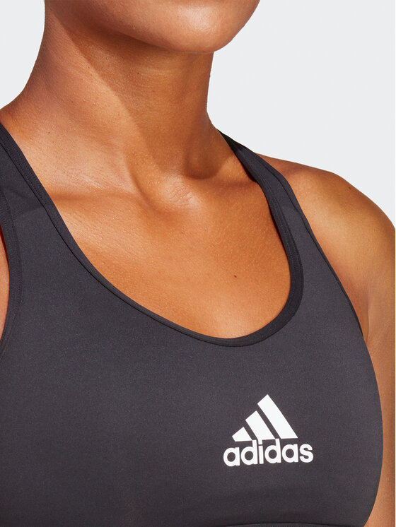 adidas Biustonosz sportowy PowerReact Train Medium-Support HT5016 ...