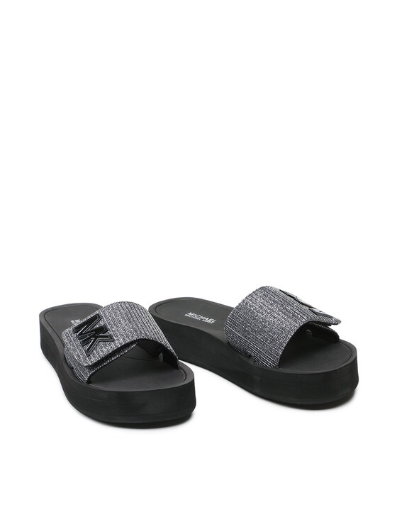 MICHAEL Michael Kors Шльопанці Mk Platform Slide 40S1MKFA1D Срібний ...