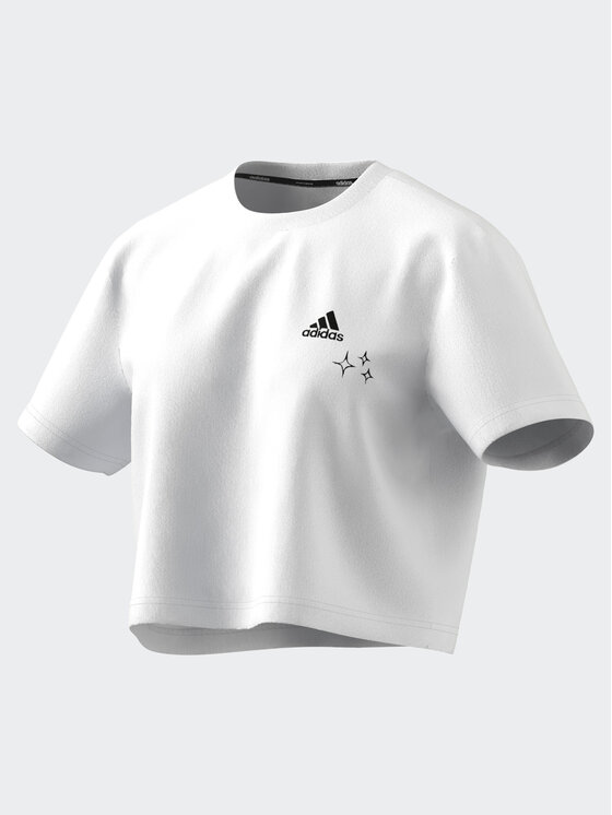 adidas T-Shirt IA3161 Biały Loose Fit | Modivo.pl