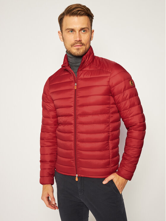 Save The Duck Kurtka puchowa D3243M GIGAY Czerwony Regular Fit | Modivo.pl