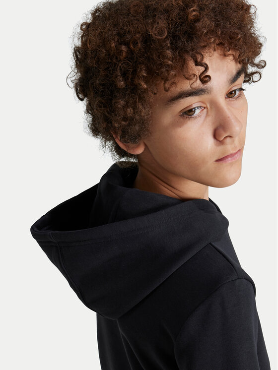 adidas Bluza Trefoil IY7446 Czarny Regular Fit | Modivo.pl