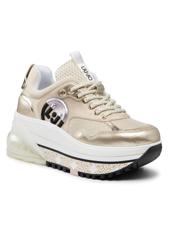 Liu Jo Sneakersy Maxi Wonder Air 2C BA2157 EX014 Złoty | Modivo.pl