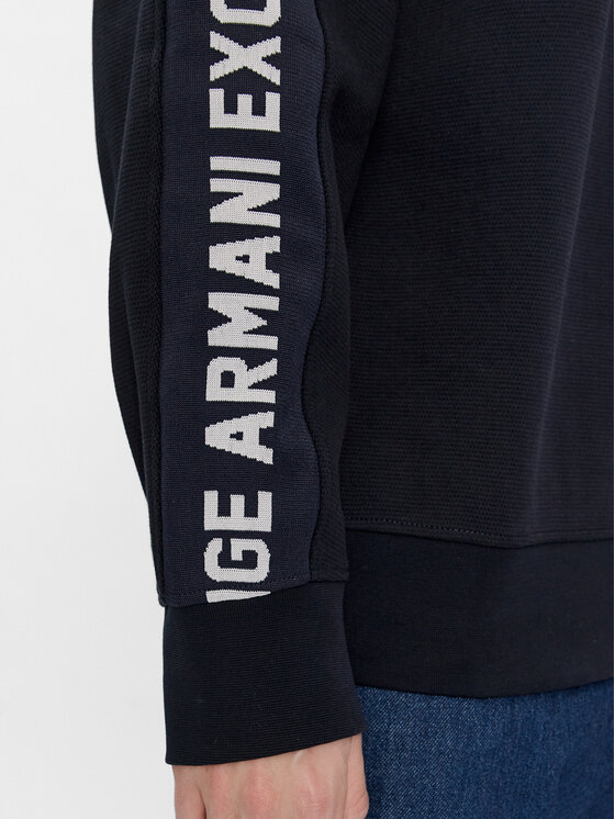 Armani Exchange Majica dugih rukava 3DZMLA ZJLGZ 1583 Tamnoplava Regular Fit | Modivo.hr