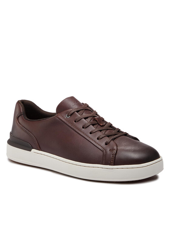 Clarks Sneakersy CourtLite Move 261716207 Brązowy | Modivo.pl