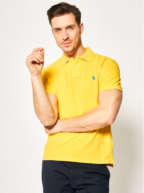 Polo Ralph Lauren Поло Core Replen 710795080 Жовтий Slim Fit | Modivo.ua
