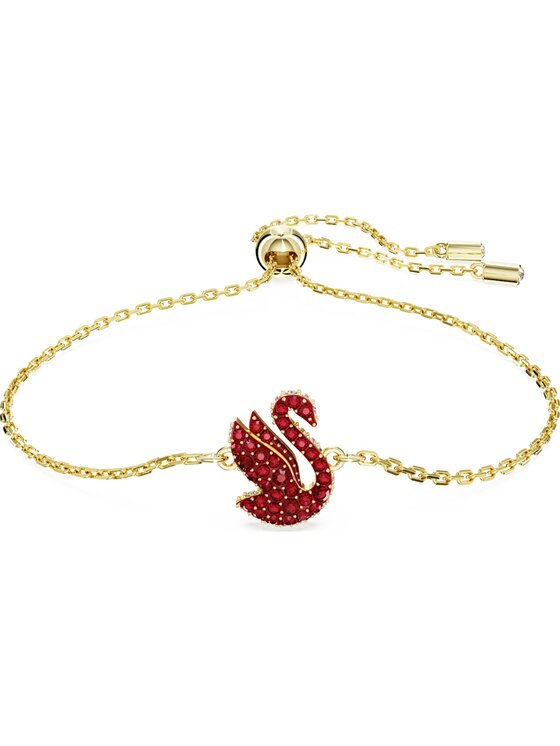 Swarovski Bransoletka Iconic Swan 5656841 Złoty | Modivo.pl