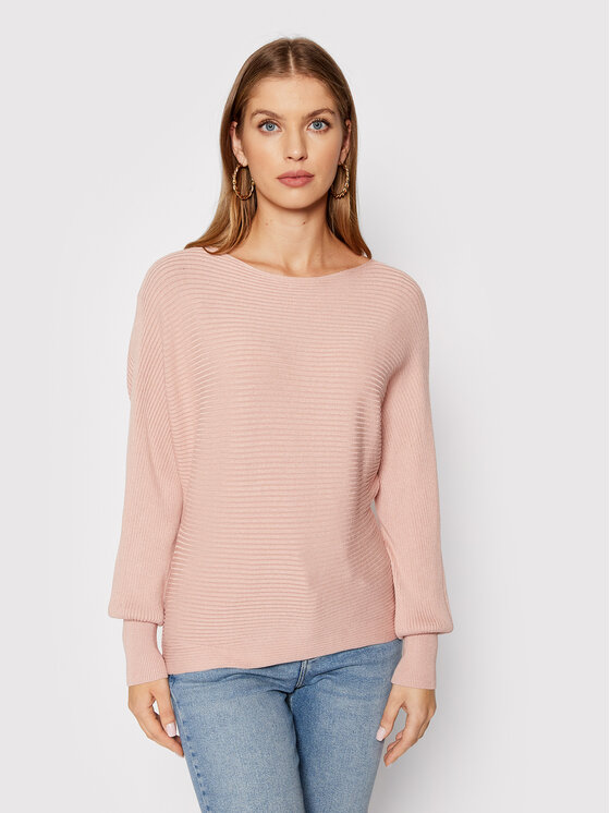 ONLY Sweter Adaline 15226298 Różowy Relaxed Fit | Modivo.pl