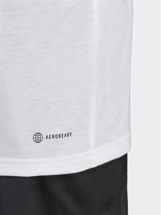 adidas Tehnička majica Essentials Feelready Logo IC1219 Bijela Regular ...