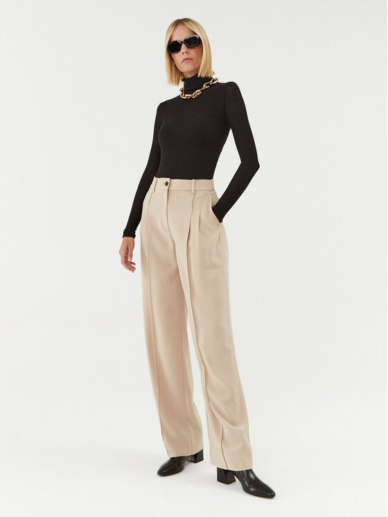 Bruuns Bazaar Rolák Angela BBW1070N Černá Slim Fit | Modivo.cz