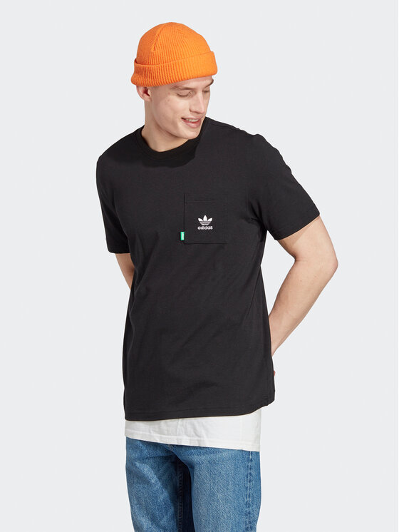 adidas Póló Essentials+ Made With Hemp T-Shirt HR8623 Fekete Regular ...