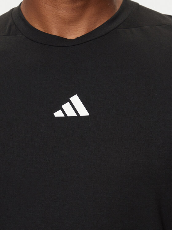 adidas Koszulka techniczna Designed for Training IK9725 Czarny Slim Fit ...