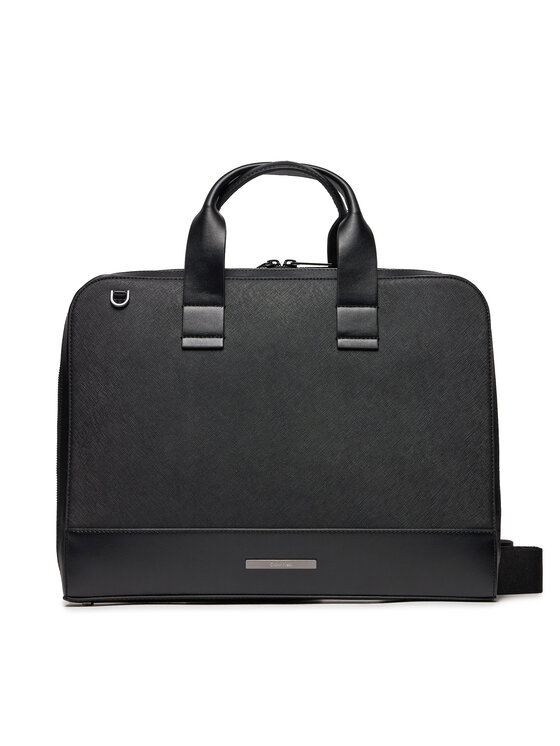 Calvin Klein Laptoptasche Modern Bar Slim Laptop Bag K50K511590 Schwarz ...