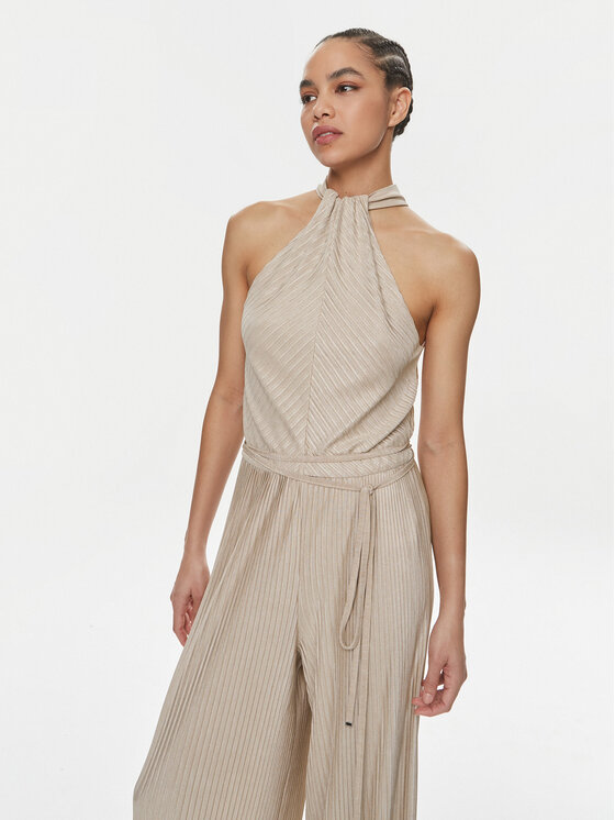 Boss Overal Exuma 50512907 Béžová Relaxed Fit | Modivo.cz