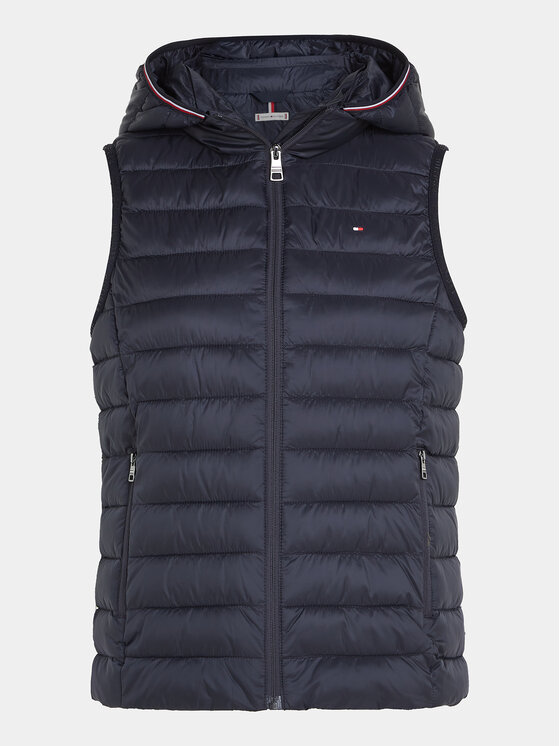 Tommy Hilfiger Γιλέκο Global Stripe WW0WW40779 Σκούρο μπλε Regular Fit | Modivo.gr