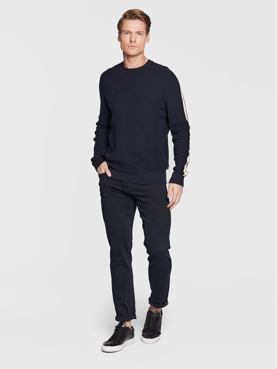 Boss Džemper Loforte 50477392 Tamnoplava Regular Fit | Modivo.hr