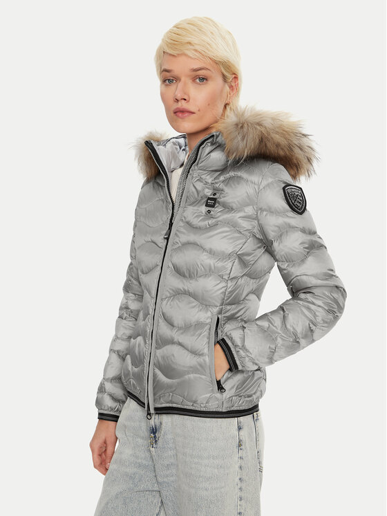Blauer Giubbotto piumino 24WBLDC03048 Grigio Regular Fit | Modivo.it