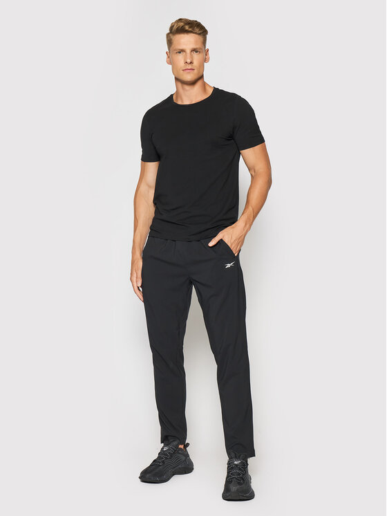 Reebok Pantaloni trening Workout Ready FJ4060 Negru Slim Fit | Modivo.ro