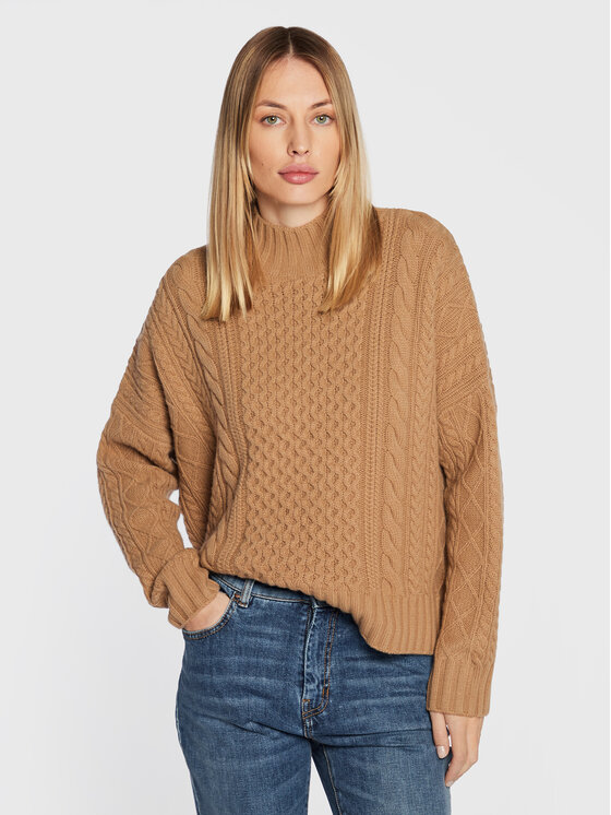 Weekend Max Mara Džemper Roberta 53661523 Smeđa Regular Fit | Modivo.hr