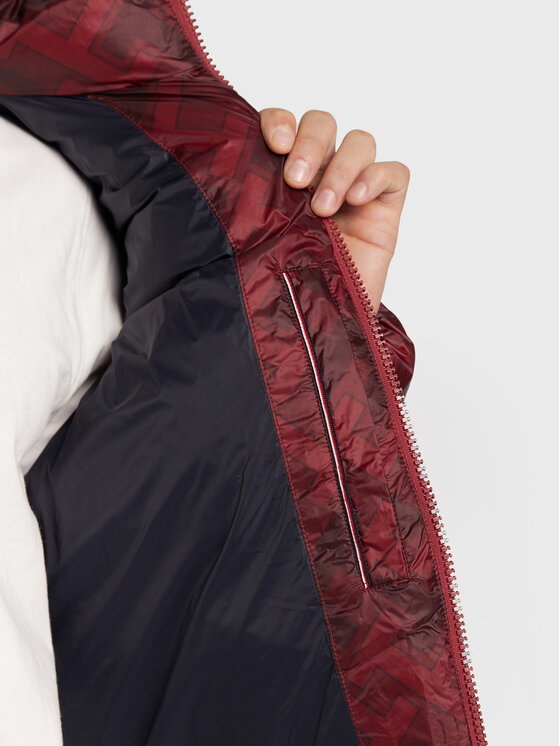 Tommy Hilfiger Dūnu jaka Zero Gravity Monogram MW0MW28736 Bordo Regular ...