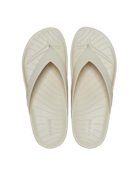 Crocs Japonki Splash Flip W 208218 Beżowy | Modivo.pl