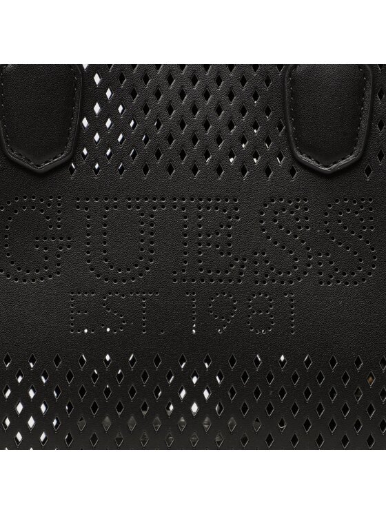 Guess Geantă Katey Perf (WH) Mini Bags HWWH87 69760 Negru | Modivo.ro