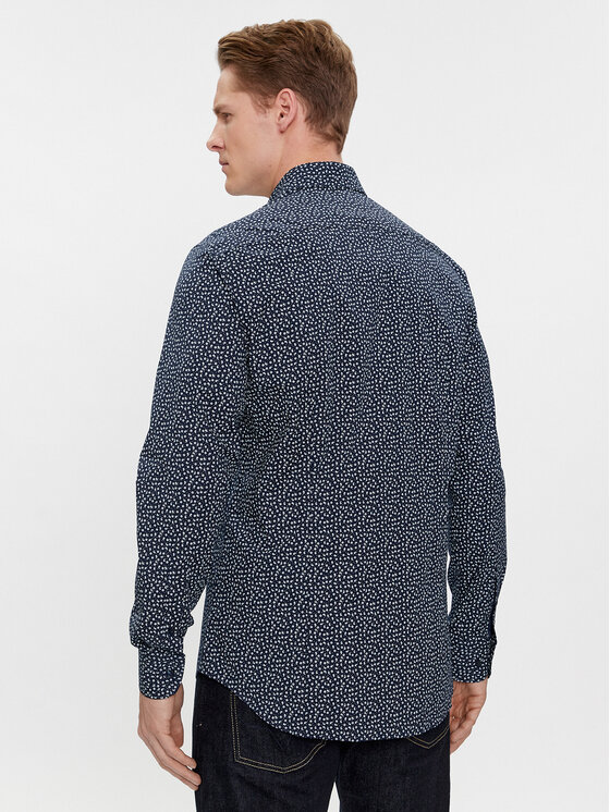 Tommy Hilfiger Košile MW0MW33836 Modrá Slim Fit | Modivo.cz