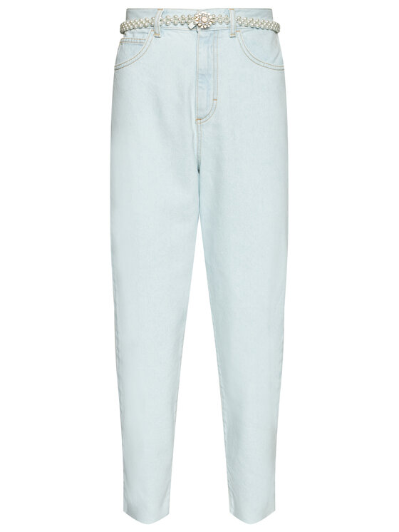 Liu Jo Jeansy UA1143 D4470 Niebieski Mom Fit | Modivo.pl