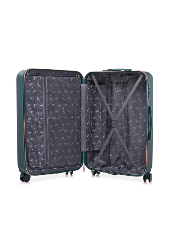 Semi Line Walizka duża T5725-4 Zielony | Modivo.pl