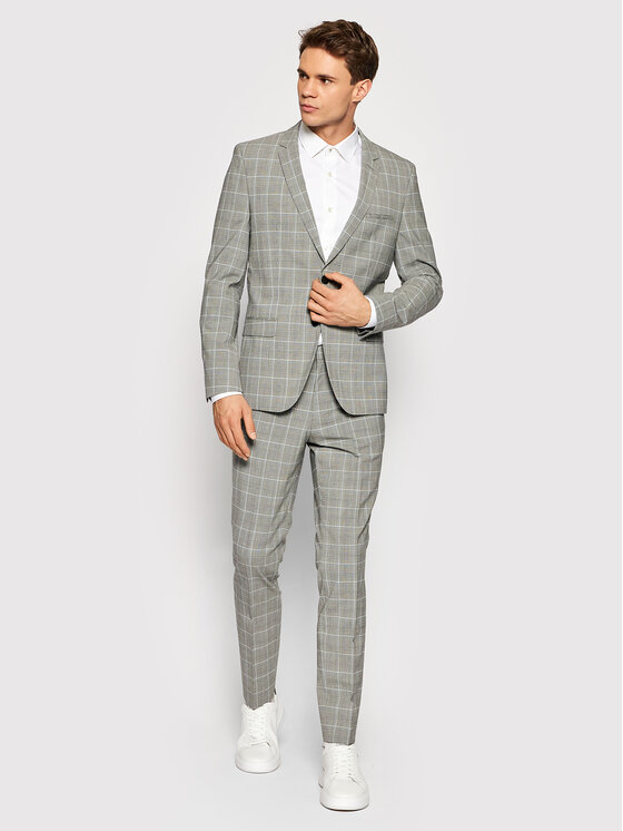 Hugo Abito completo Arti/Hesten212 50463741 Grigio Extra Slim Fit ...
