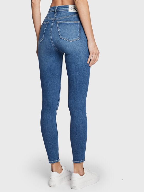 Calvin Klein Jeans Jeansy J20J220198 Niebieski Skinny Fit | Modivo.pl