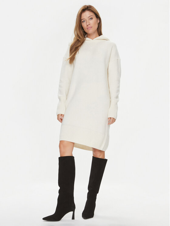 Boss Sukienka codzienna Faila 50501641 Biały Regular Fit | Modivo.pl