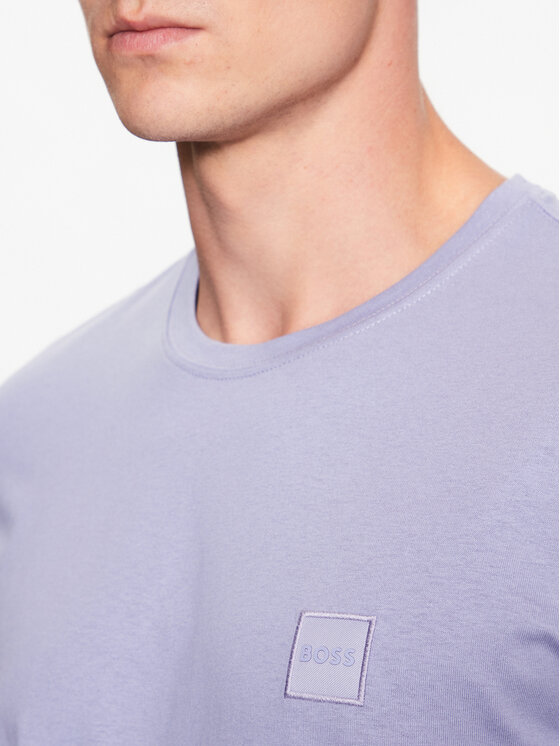 Boss Тишърт Tales 50472584 Виолетов Relaxed Fit | Modivo.bg