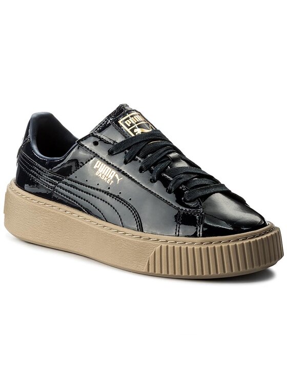 Puma Sneakers Basket Platform Patent Wn s 363314 06 Dunkelblau Modivo