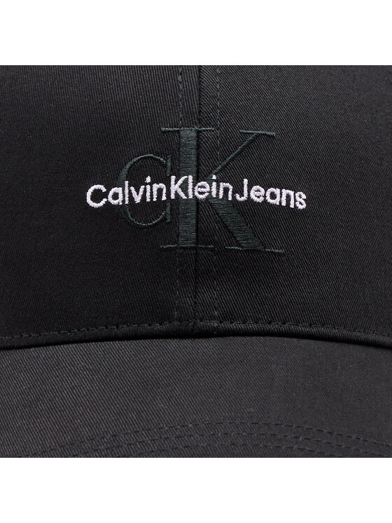 Calvin Klein Шапка с козирка Mono Logo Embro K60K612317 Черен | Modivo.bg