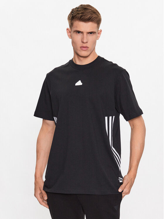 adidas Póló IN1611 Fekete Loose Fit | Modivo.hu