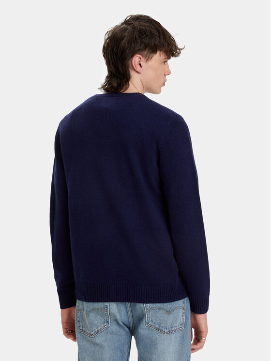 Levi's® Sweter Original Housemark A4320-0001 Granatowy Standard Fit ...