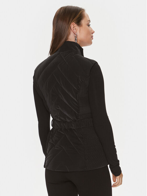 Guess Vestă Cassandra W4RN21 WFWR0 Negru Regular Fit | Modivo.ro