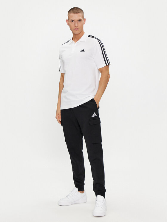 adidas Spodnie dresowe Essentials Fleece Regular Tapered Cargo Joggers ...