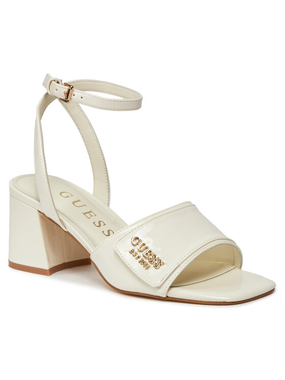 Guess Sandale FLJGAB PAT03 Écru | Modivo.ro
