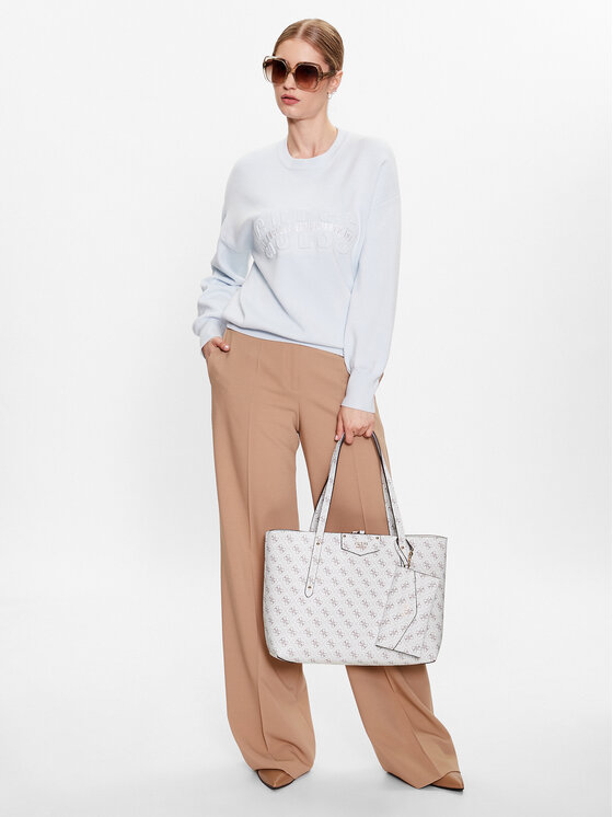 Guess Handtasche Eco Brenton (ESG) HWESG8 39023 Weiß | Modivo.de