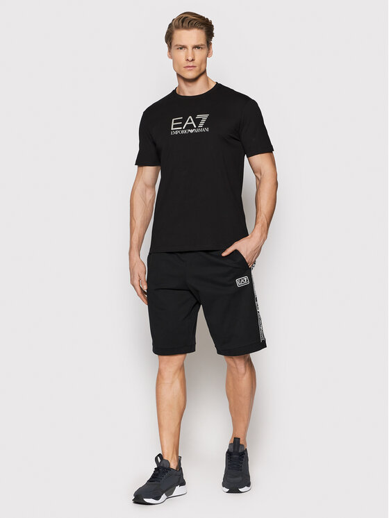 EA7 Emporio Armani T-Shirt 3LPT39 PJ02Z 1200 Schwarz Regular Fit | Modivo.de