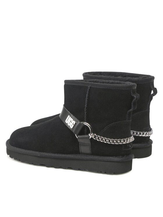 Ugg Μπότες Χιονιού W Classic Mini Chains II 1135090 Μαύρο | Modivo.gr
