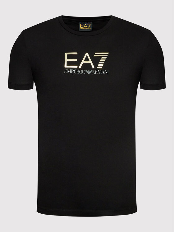 EA7 Emporio Armani T-Shirt 3LPT24 PJM9Z 1200 Schwarz Slim Fit | Modivo.de