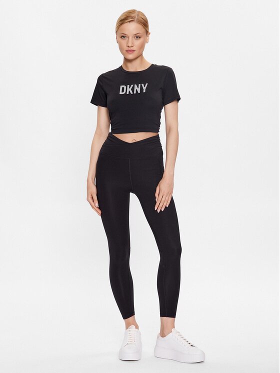 DKNY Tricou P03ZBDNA Negru Regular Fit | Modivo.ro